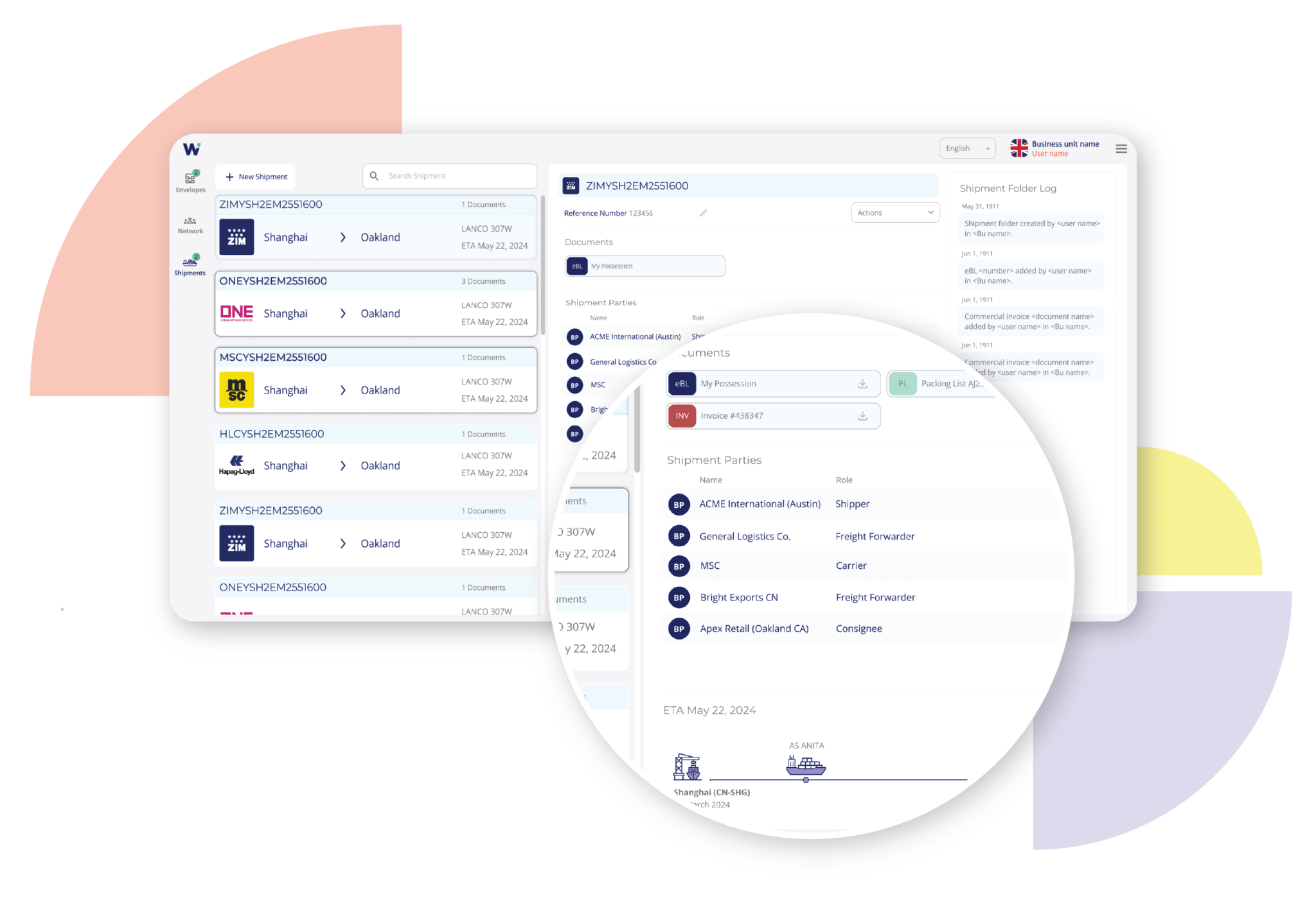 Ocean Freight Management Software | The Electronic Trade Management | WaveBL